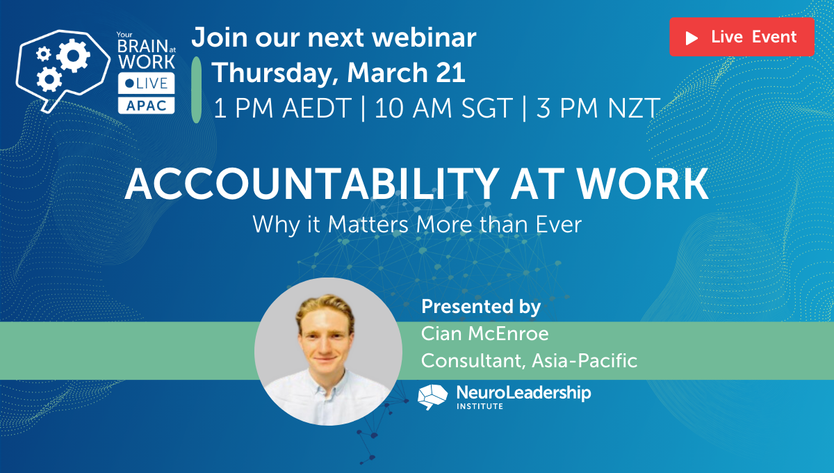 Webinar | Accountability at Work: Why It Matters More than Ever